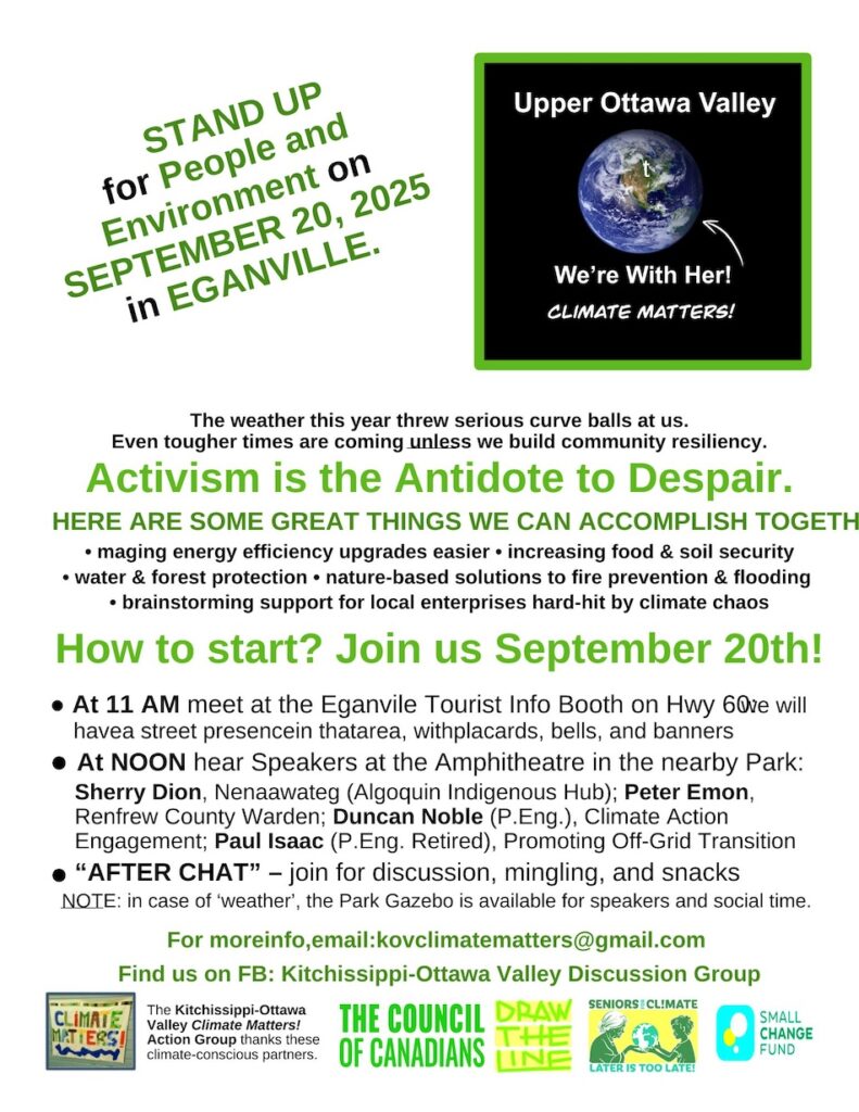 Walk in Eganville for people and the planet | Madawaska Valley Current